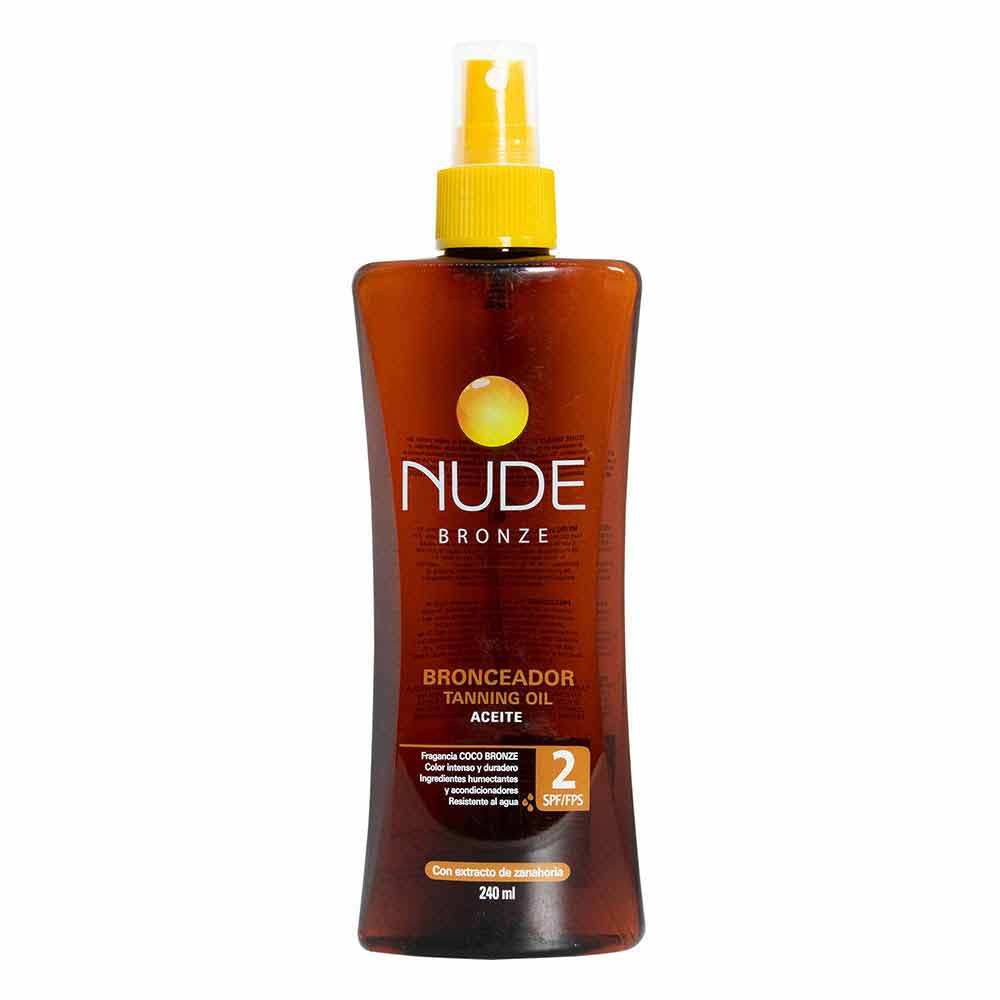 Bronceador En Aceite Nude Spf 2 Impacto De La Belleza