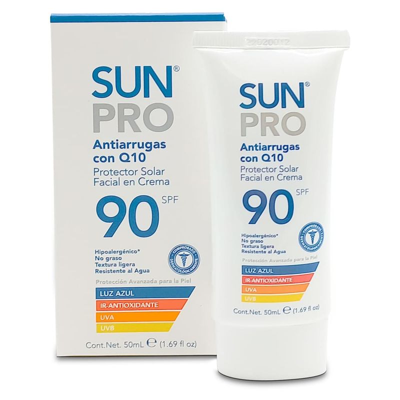Protector Solar Spf90 Facial Sun Pro – Impacto de la Belleza