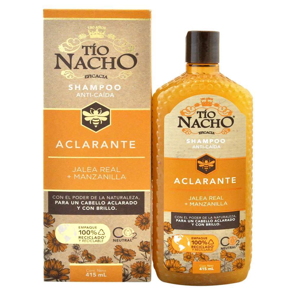Shampoo aclarante tío nacho – Impacto de la Belleza